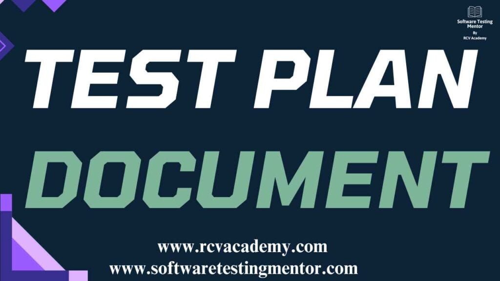 Test Plan Document - Software Testing Mentor