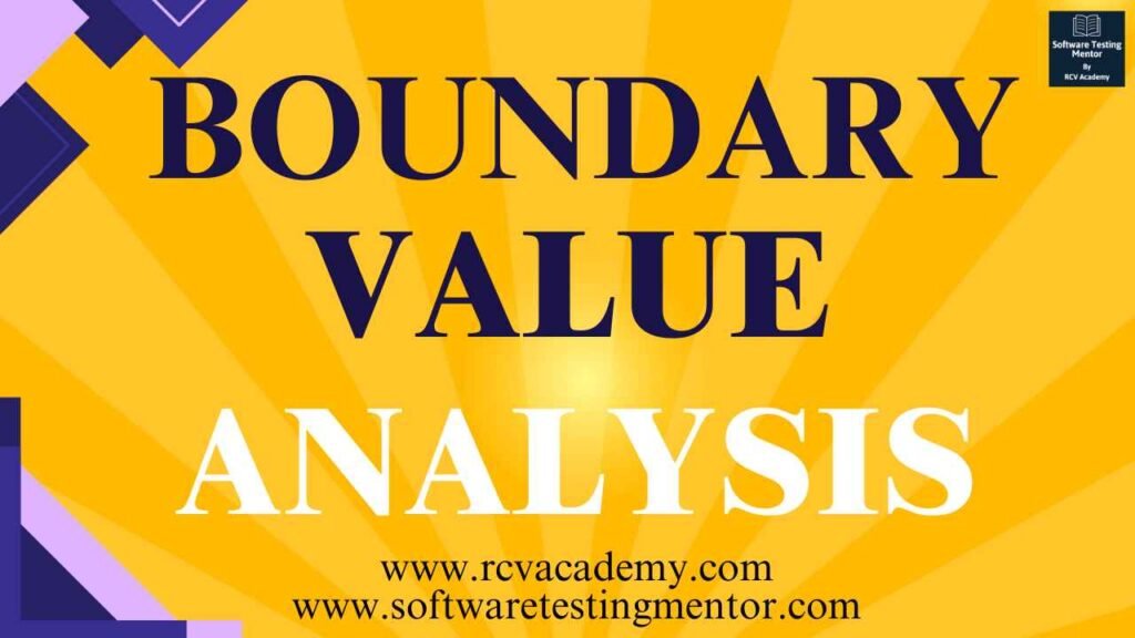 Boundary Value Analysis Software Testing Mentor Boundary Value Analysis Software Testing Mentor
