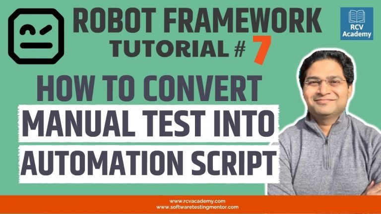 Robot Framework Tutorial 7 Software Testing Mentor