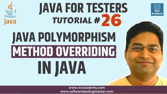 Java For Testers 1 Introduction To Java Programming Software 2098