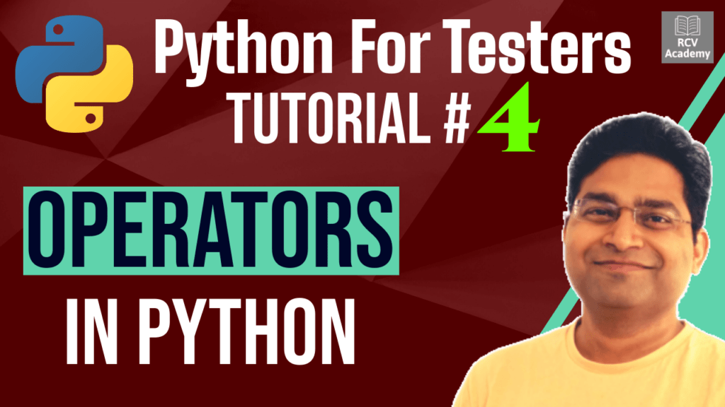 Python For Testers 4 Software Testing Mentor